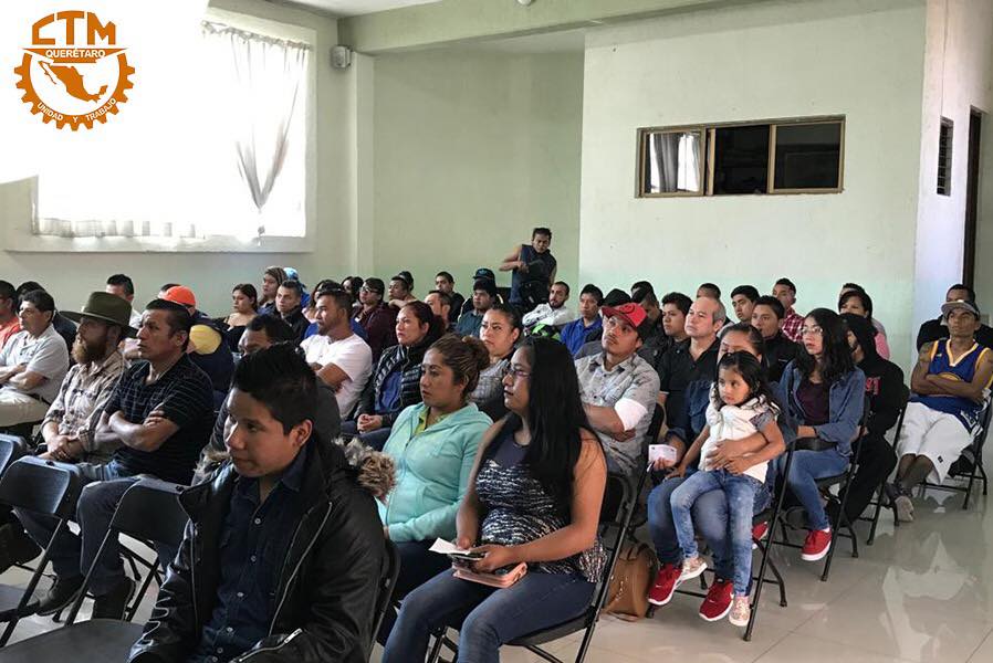 Asamblea del sindicato industrial Serigrafico CTM Seccion Feg ...